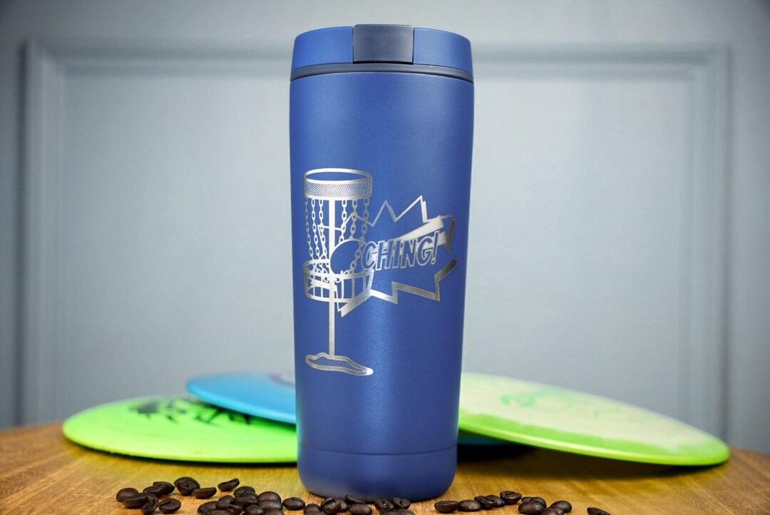 Blue Disc Golf Tumbler | Ching Comic Disc Golf | Disc Golf Gifts| Disc ...
