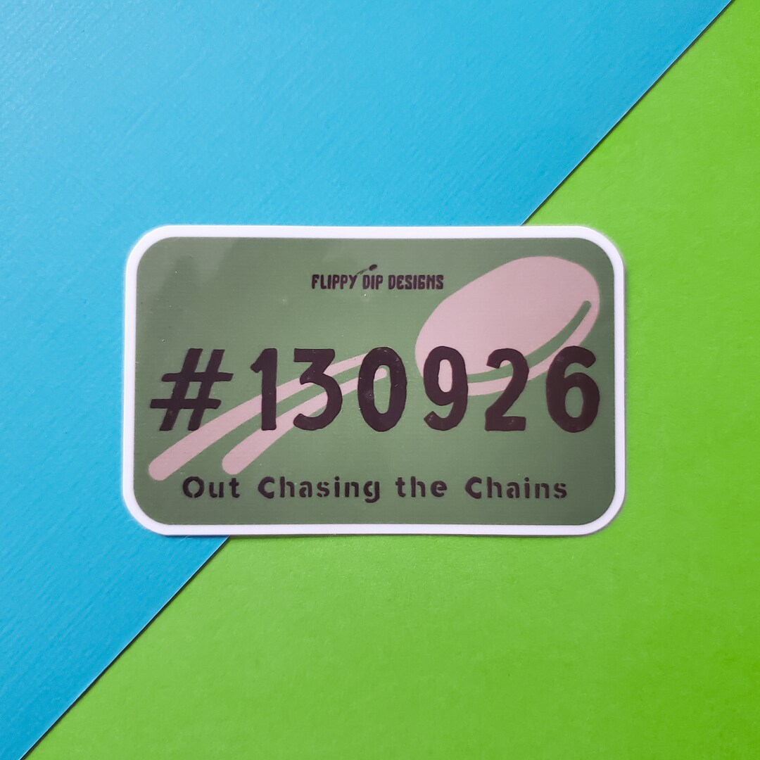 OD Army Green Disc Golf Personalized Sticker 6 Pack | Disc Golf Sports ...