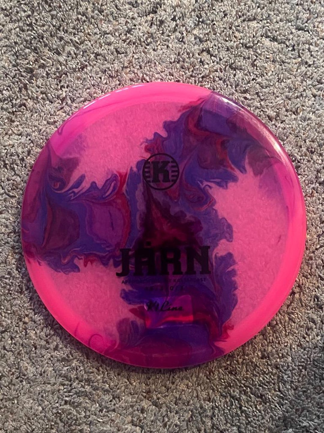 Custom Dyed JARN K1 Kastaplast Disc Golf | Dyed Discs | Disc Golf Gift ...