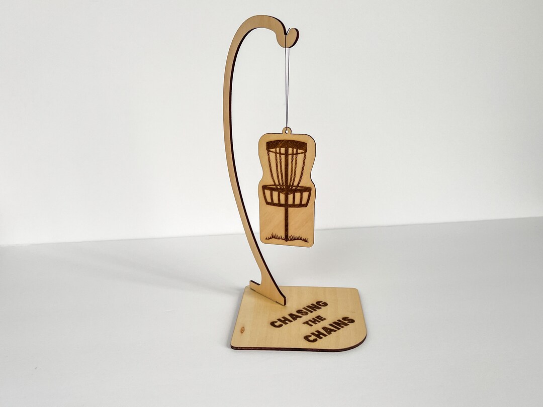 Desk Hanger Disc Golf Basket Ornament Chasing the Chains - Etsy