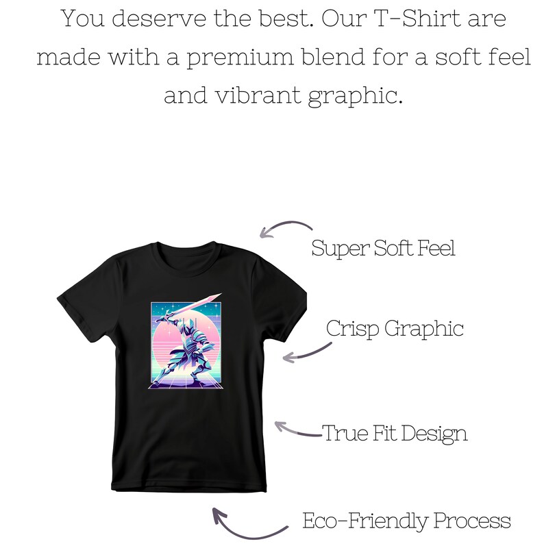 Vaporwave Warrior Tee, Magic the Gathering Style, Minimalist Soldier ...