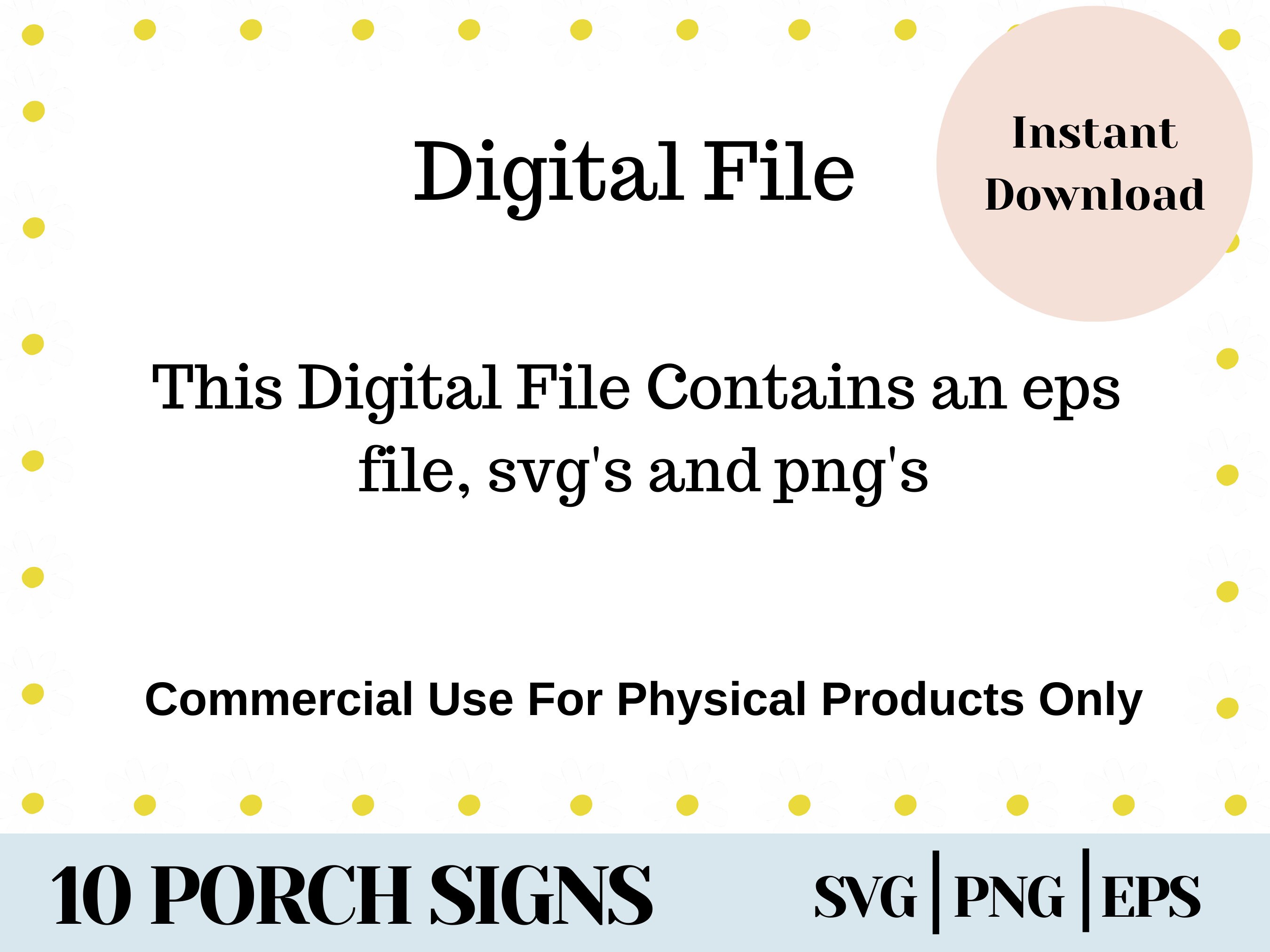 Porch Sign Svg, Porch Sign Svg Bundle, Welcome Svg, Vertical Welcome ...