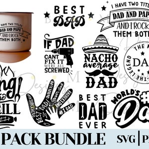 Dad SVG Bundle Father's Day Svg Bundle Dad Life Gift - Etsy