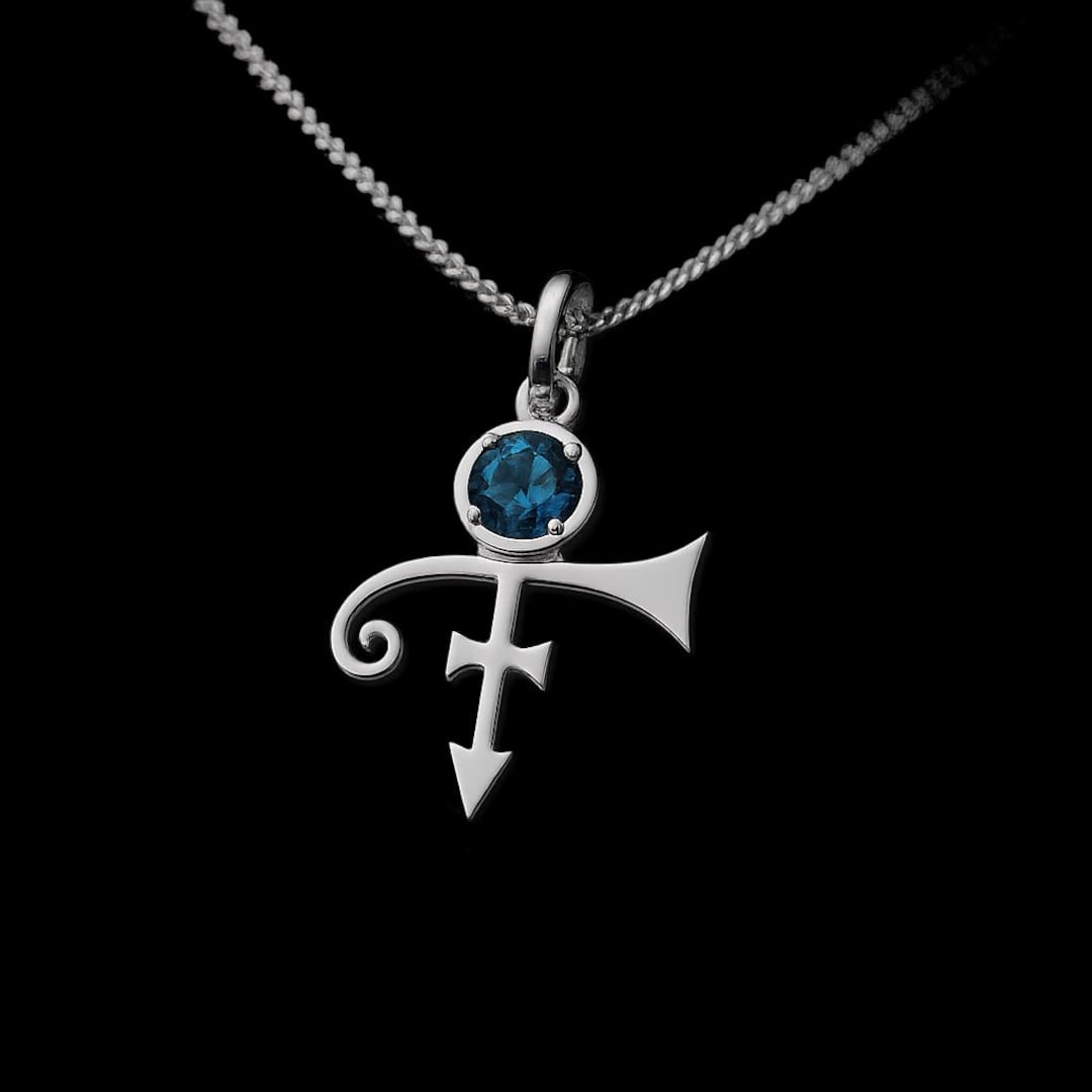 Prince Love Symbol Pendant Necklace - Etsy UK