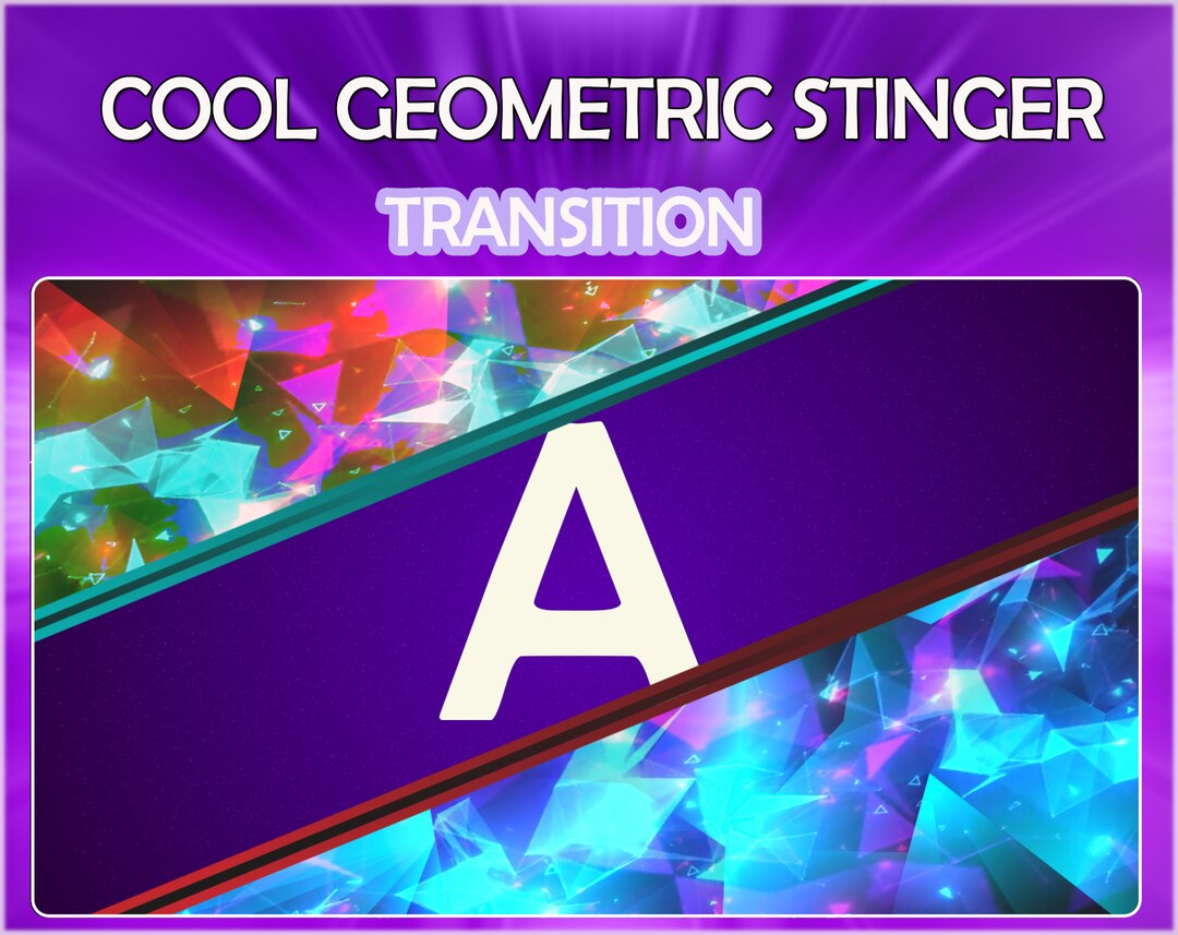 Cool Animated Stinger Transition for Twitch Streamers | Streamlabs Obs ...