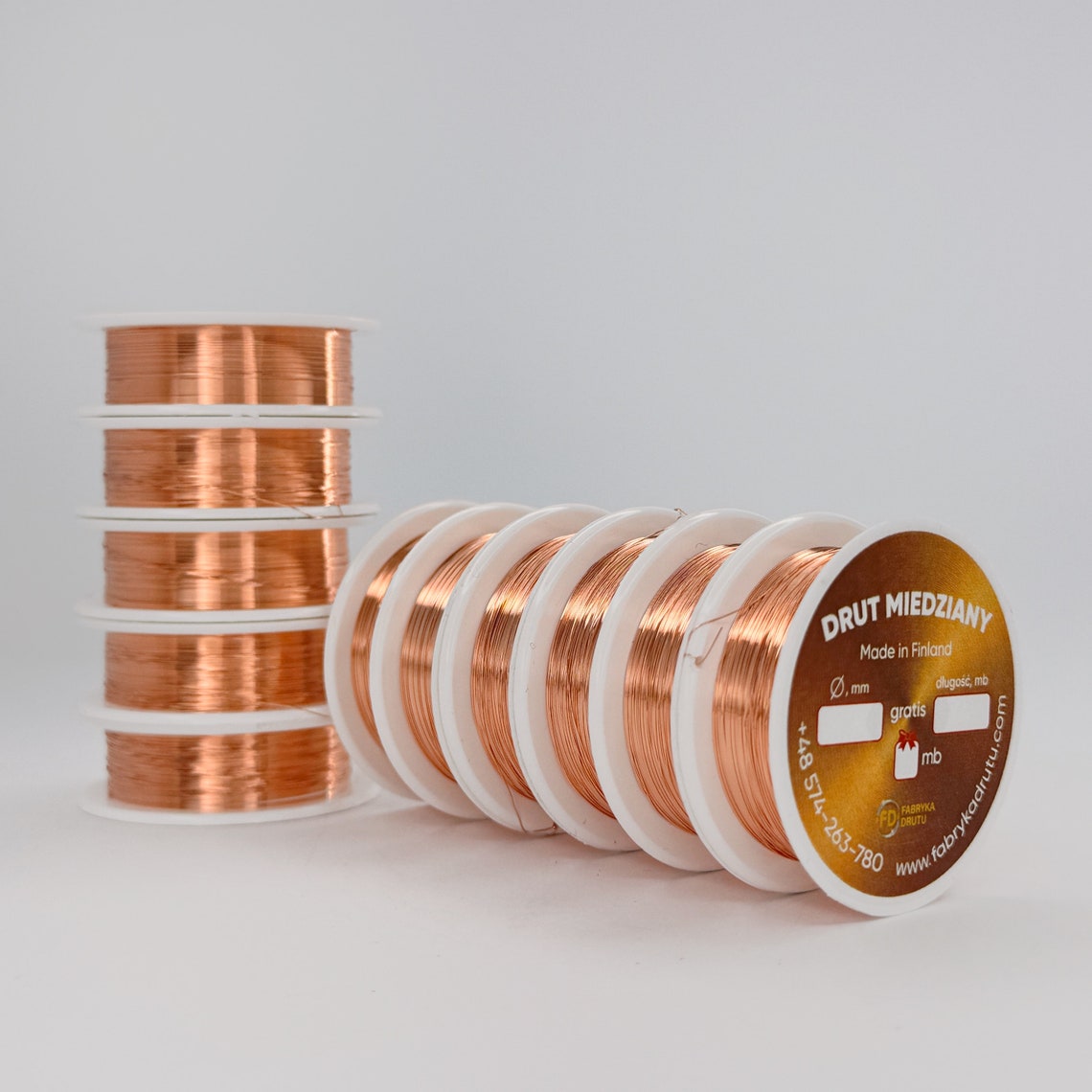 Copper Wire, Solid Copper, 24ga 26ga 29 Ga 32 Ga 38 Gauge Pure Copper ...