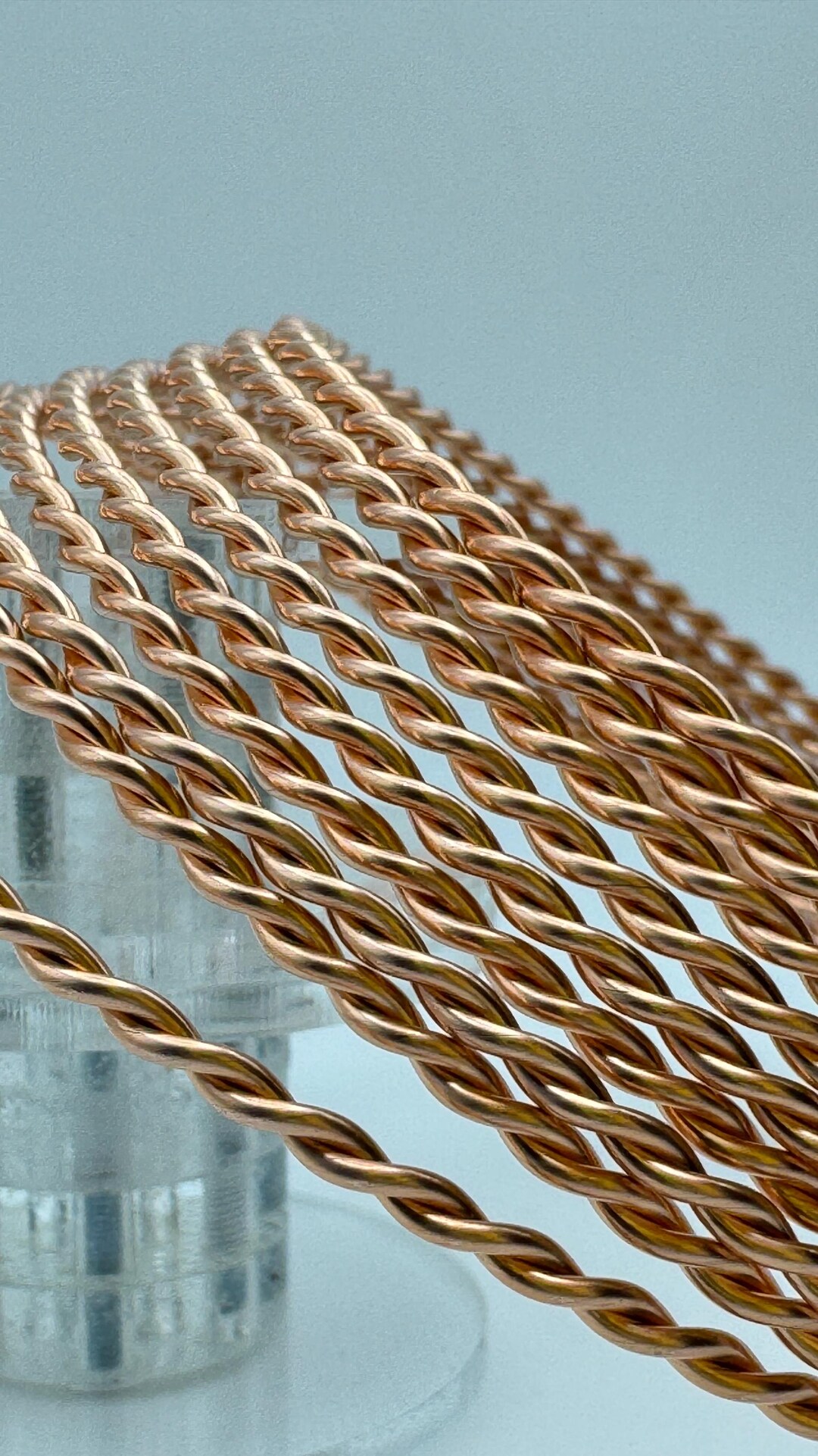 Cooper Twisted Round Wire Hard Drawn Cooper Wire Fancy Wire - Etsy