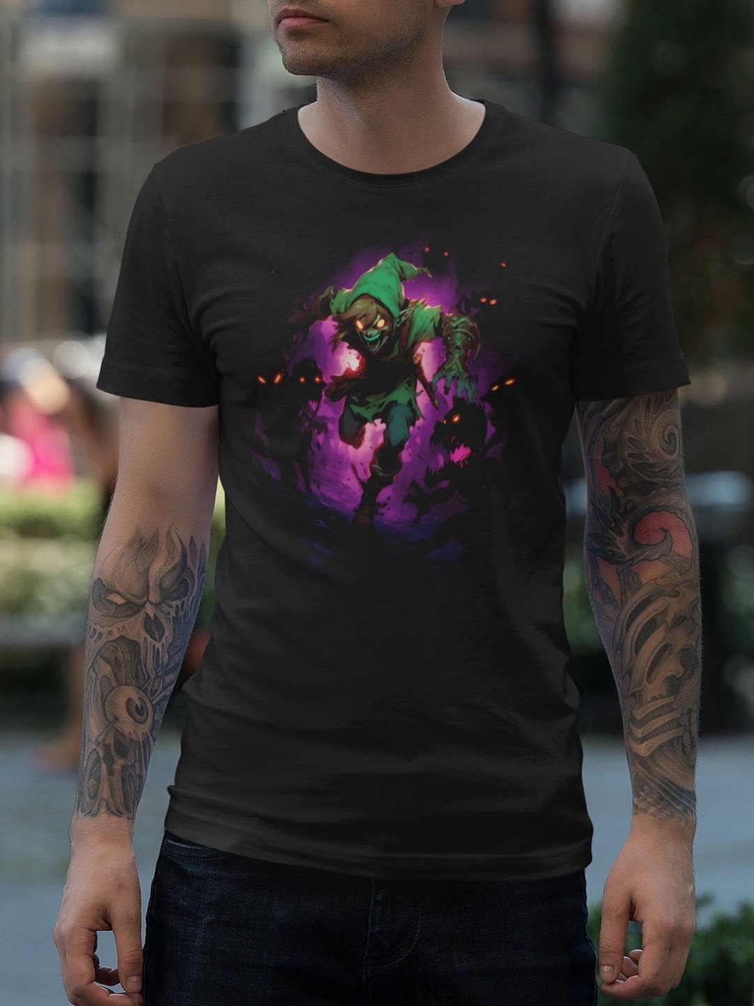 Zombie Green Tunic Hero / Gamer Merch (zelda Inspired) BOTW TOTK ...