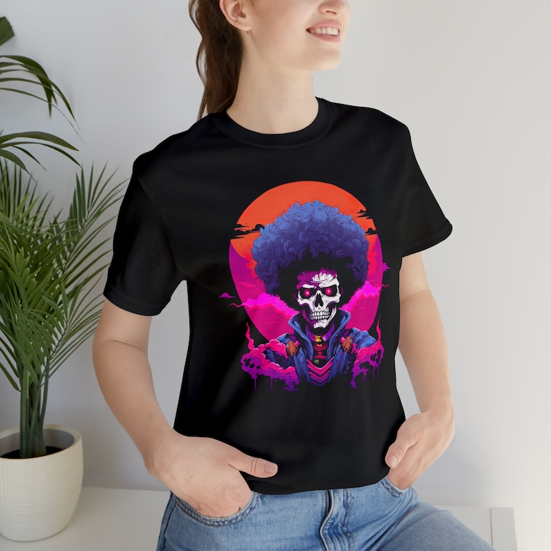 Anime Merch Afro / Samurai Horror Undead T Shirt - Etsy