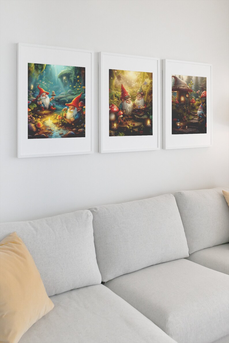 11 Christmas Gnomes Ai PNG Digital Art Collection A Touch of ...