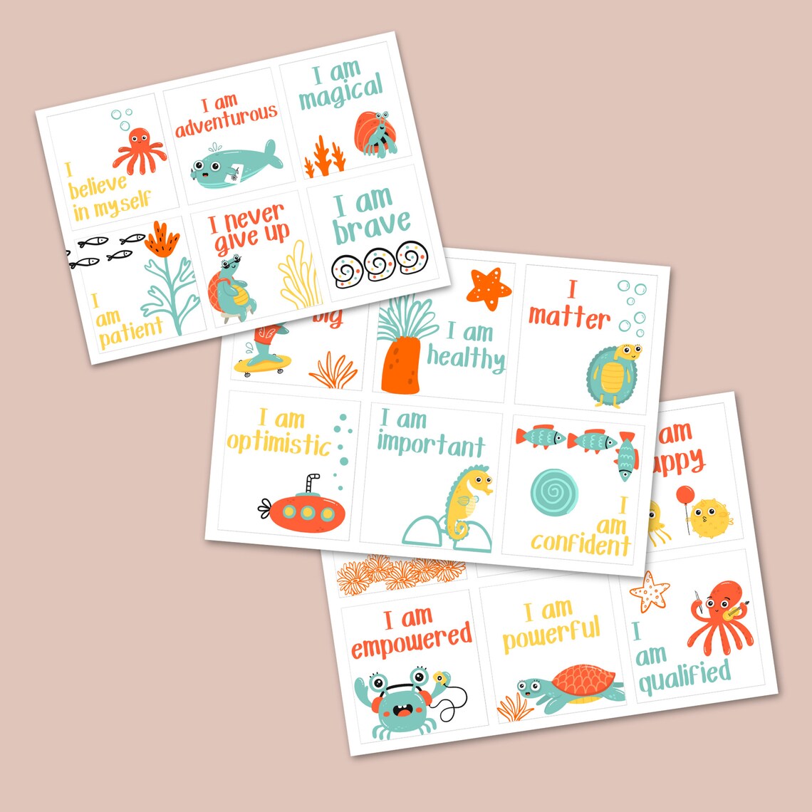 Printable Affirmation Cards for Kids, Positive Affirmations for ...