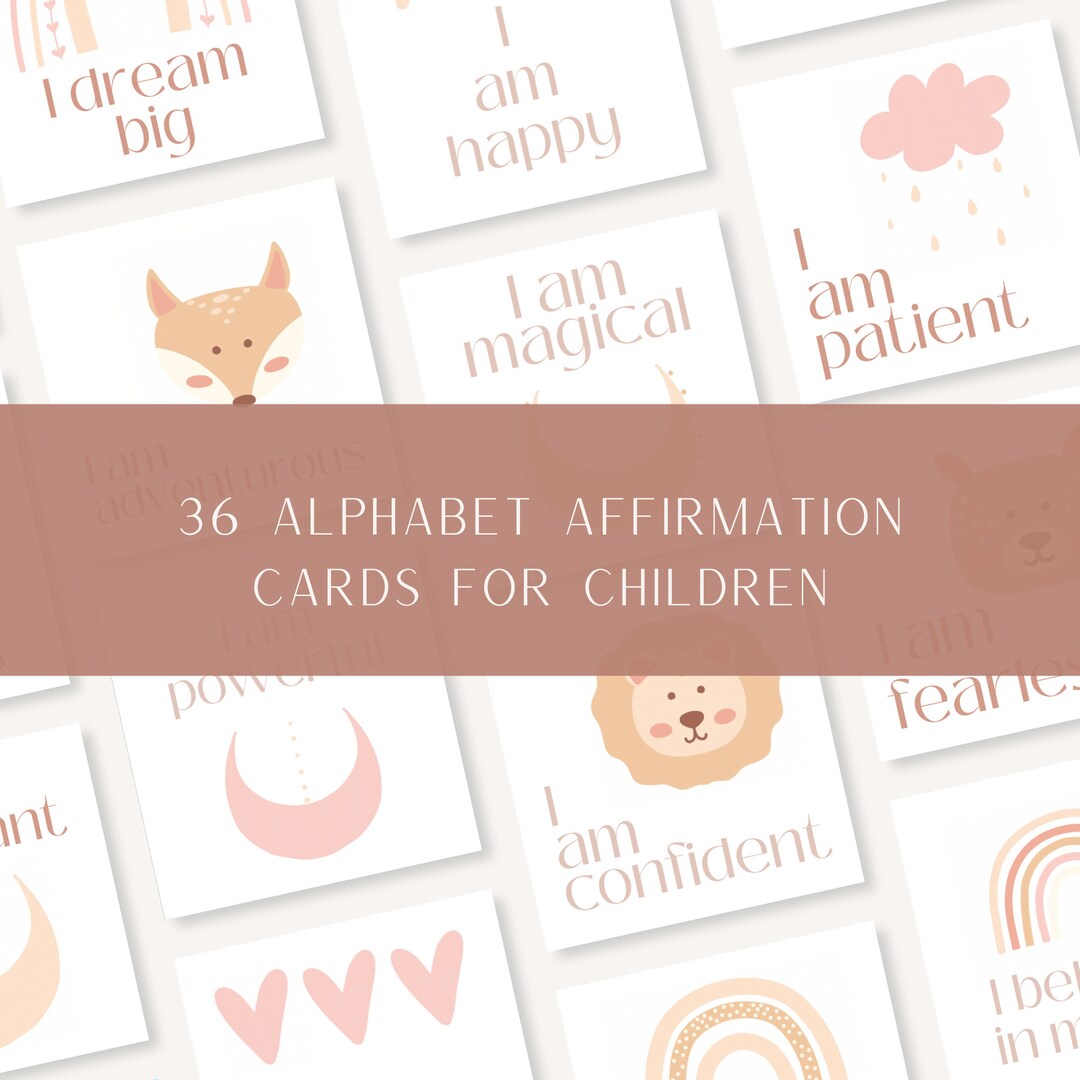 Printable Affirmation Cards for Kids, Positive Affirmations for ...