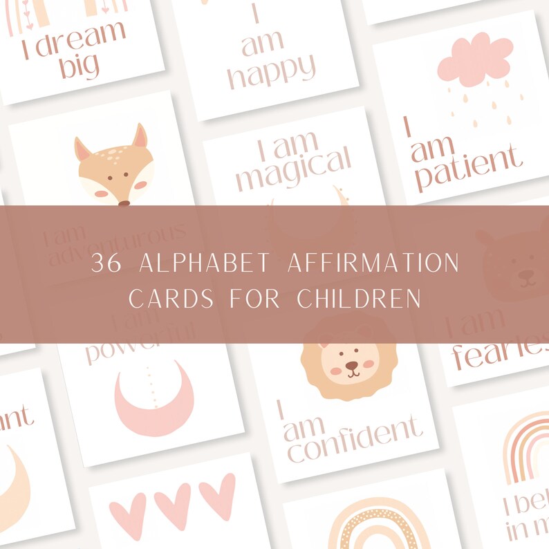 Printable Affirmation Cards for Kids, Positive Affirmations for ...