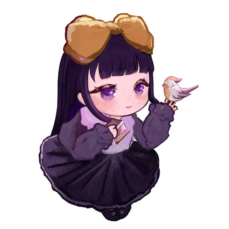 Genshin Impact Raiden Shogun Keychain - Etsy