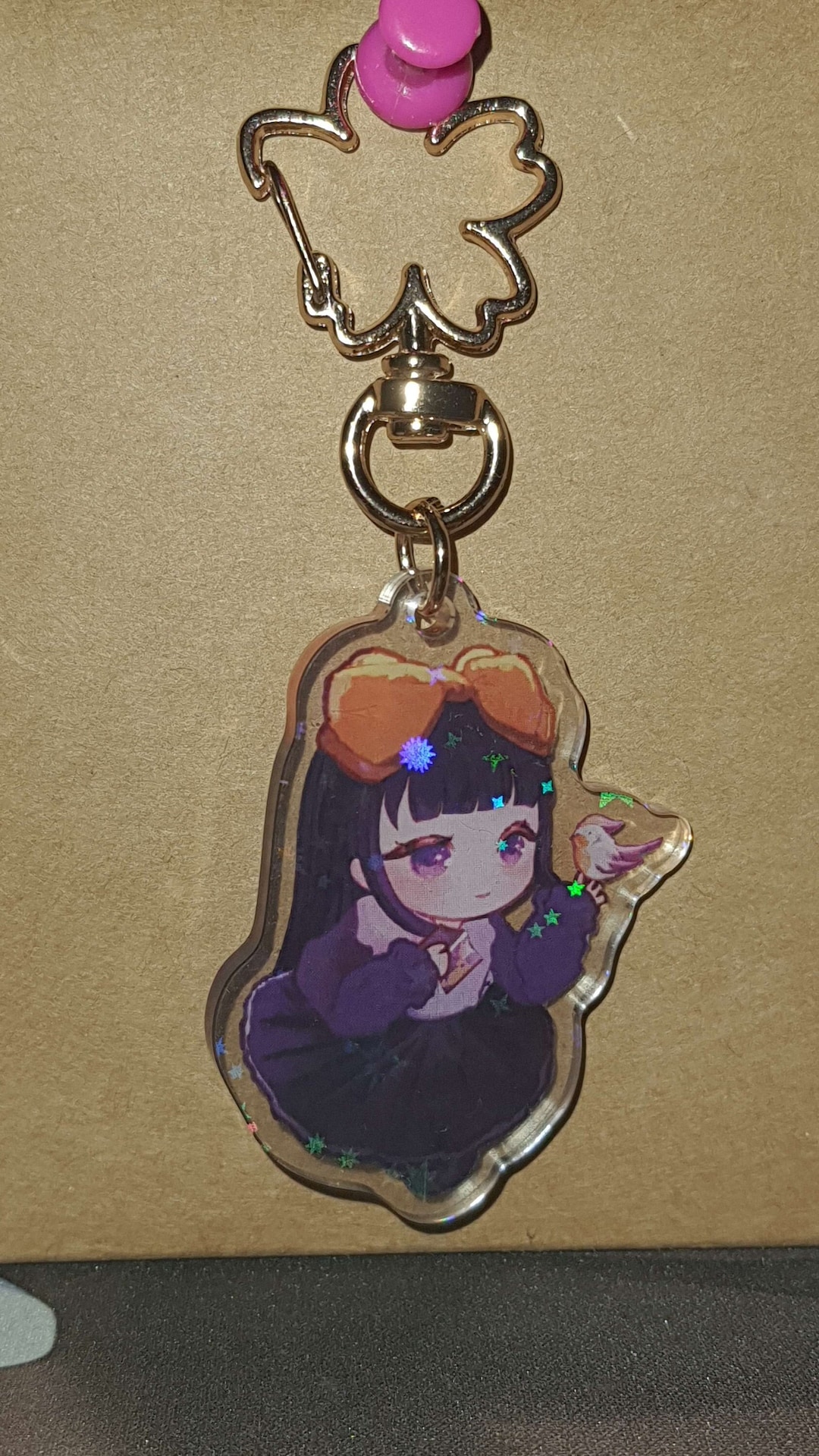 Genshin Impact Raiden Shogun Keychain - Etsy