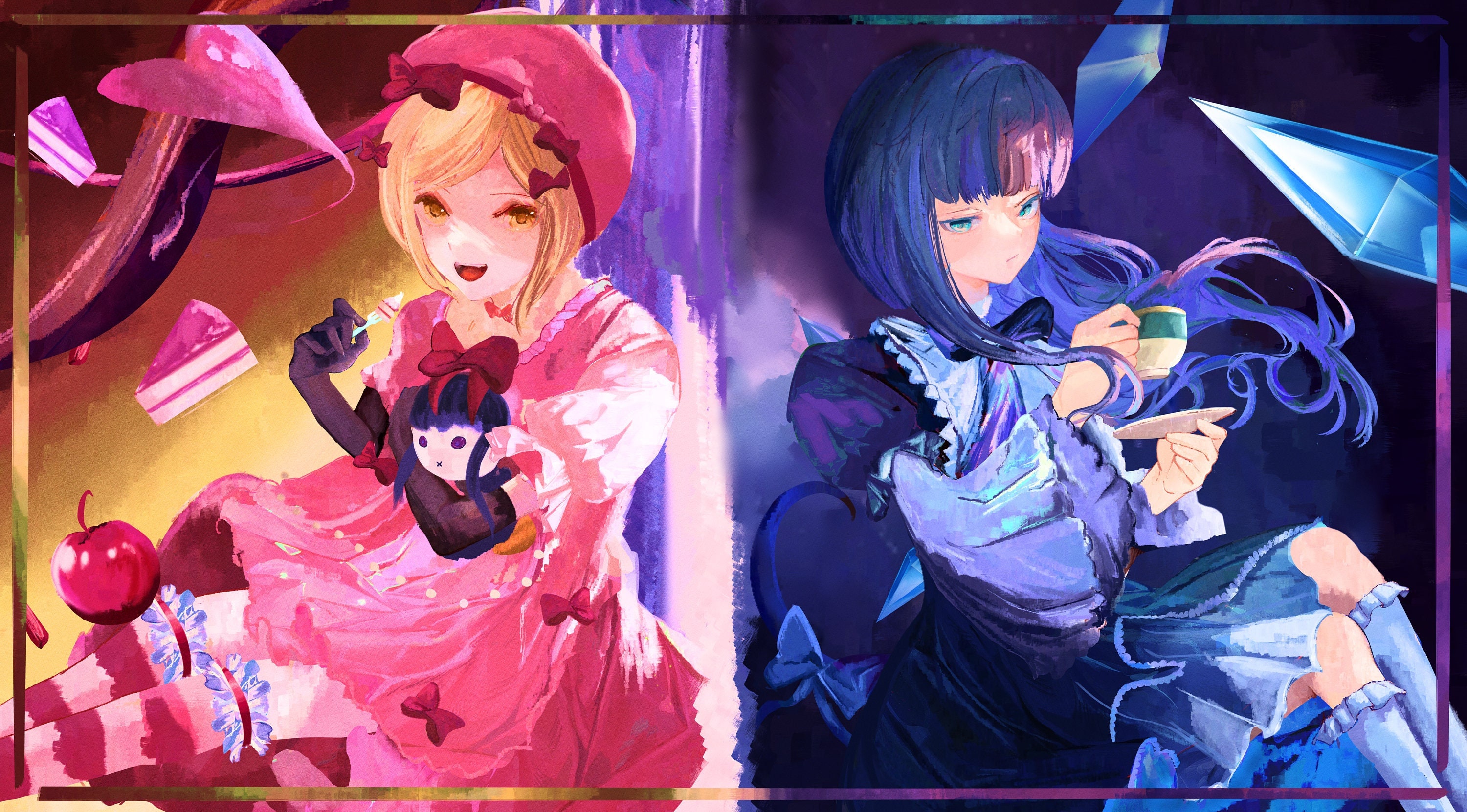 Lambdadelta Bernkastel Print Umineko No Naku Koro Ni - Etsy