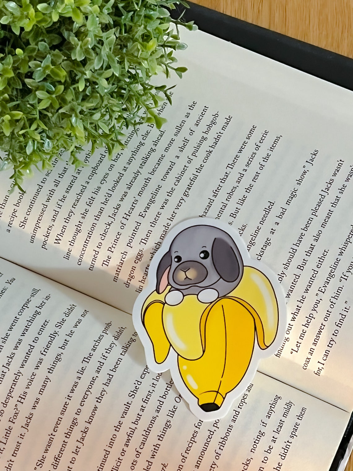 Bunana Sticker | Cute Bunny in Banana, Waterproof Vinyl - Etsy
