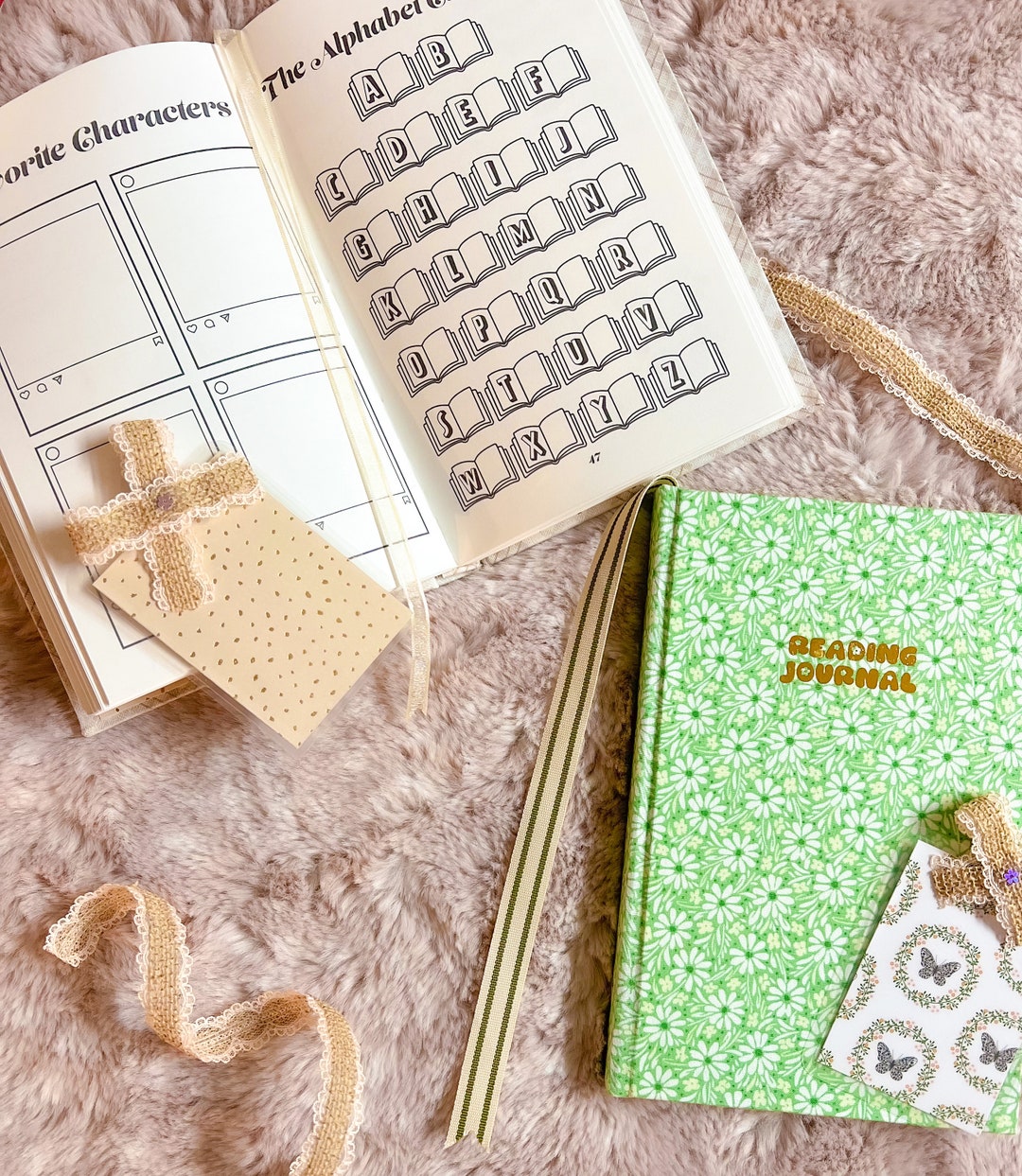 Personalized Reading Journal | Custom Handmade Journal | Nature ...