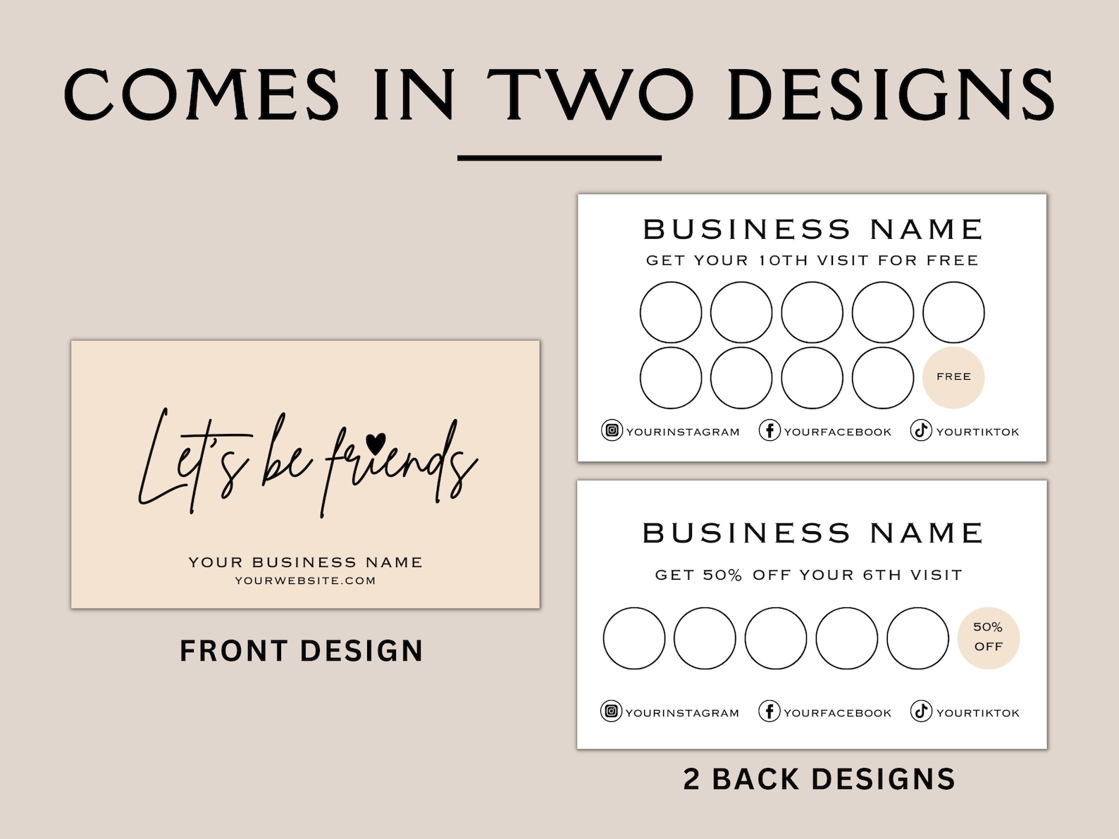 Premium Loyalty Card, Loyalty Card Stamp, Lash Loyalty Cards, Beauty ...