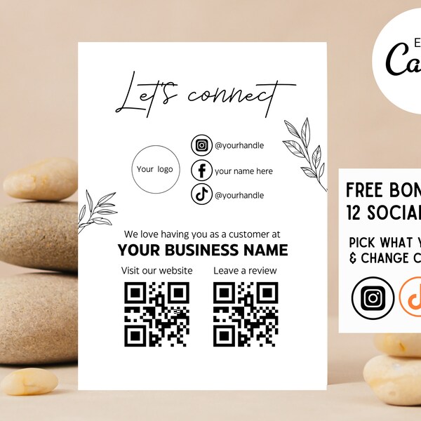 Airbnb Social Media Qr Code - Etsy