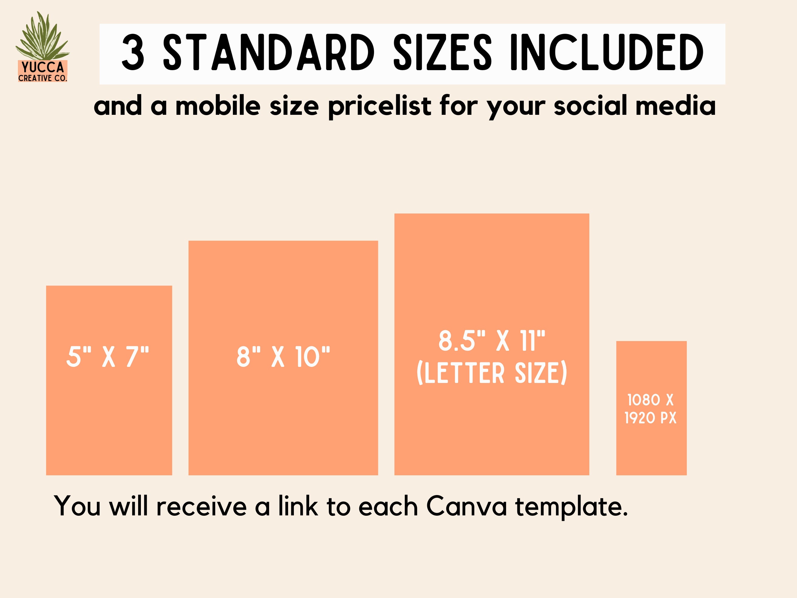 Business Sign Templates Bundle, Social Media Sign Printable, QR Code ...