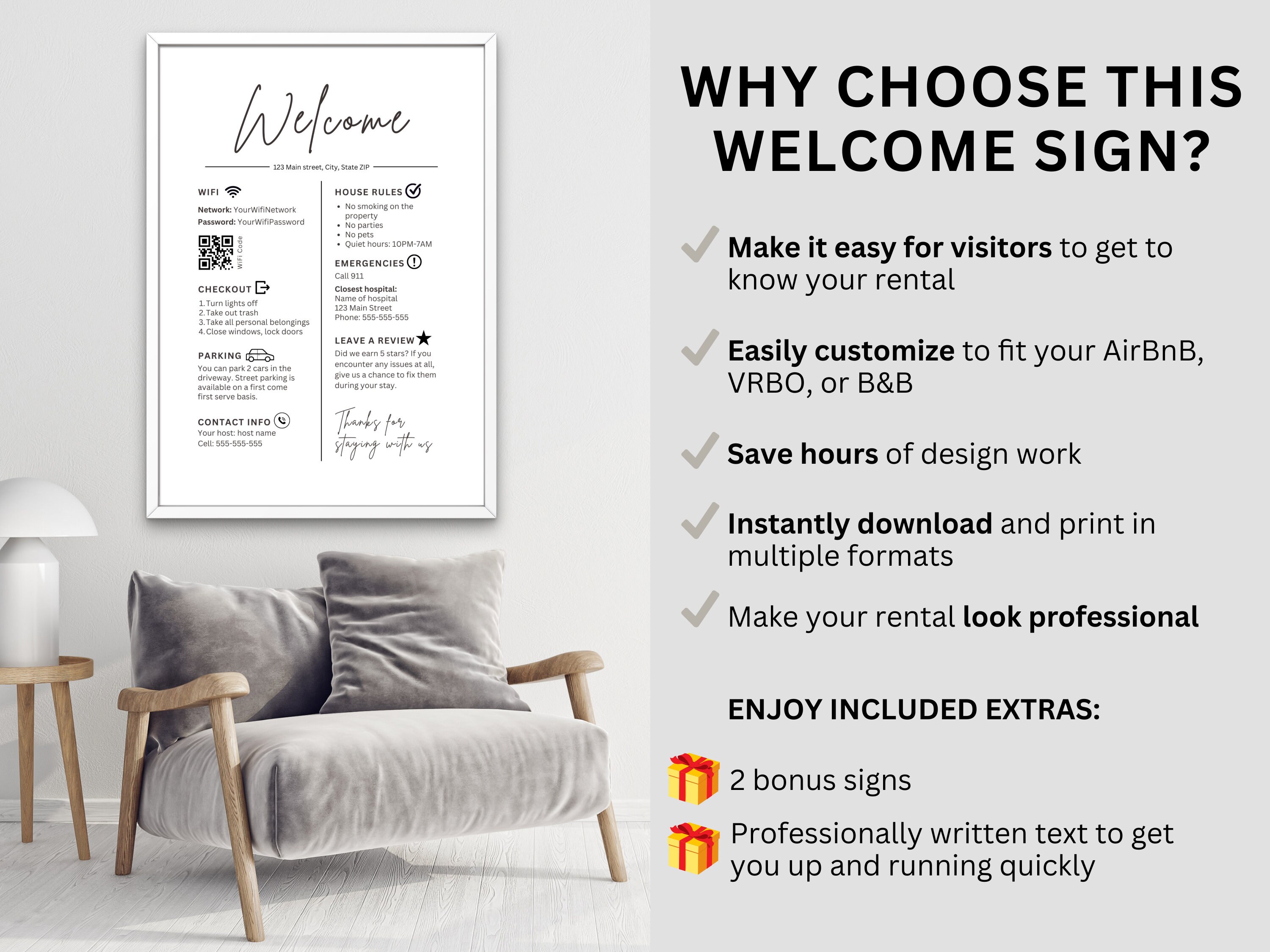 Airbnb Host Welcome Letter, 1 Page Airbnb Welcome, This Must Be the ...