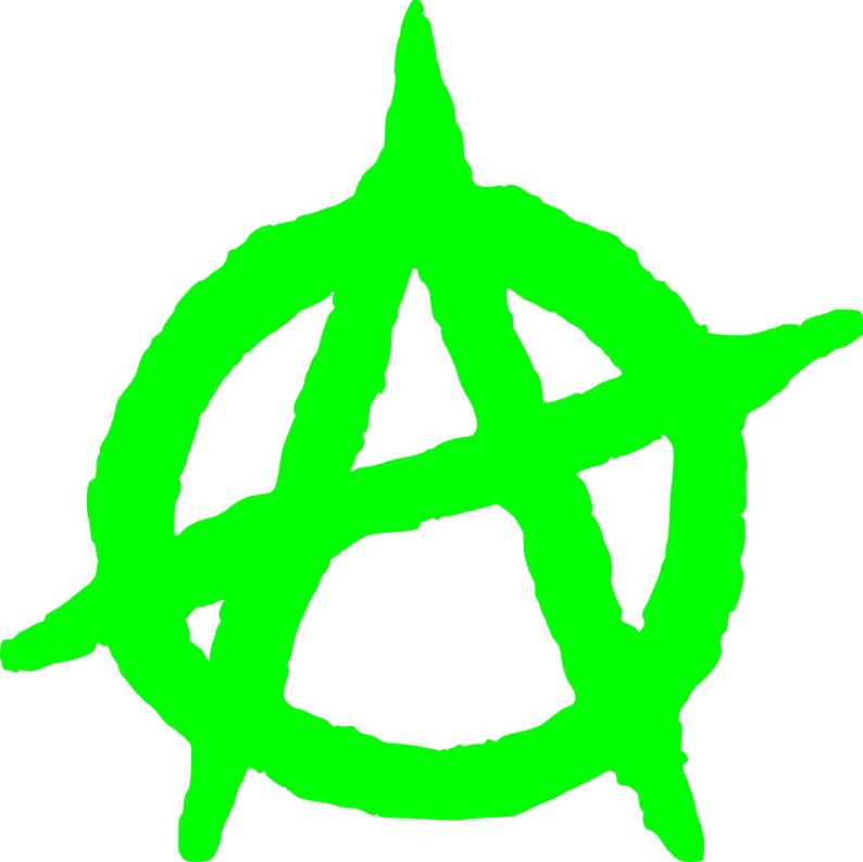 Anarchy Symbol Vinyl Decal Sticker Car Laptop Multi Color and Size - Etsy