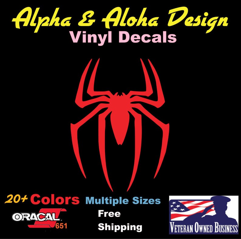 Spiderman Logo Vinyl Decal Sticker Car Truck Rear Window - Etsy
