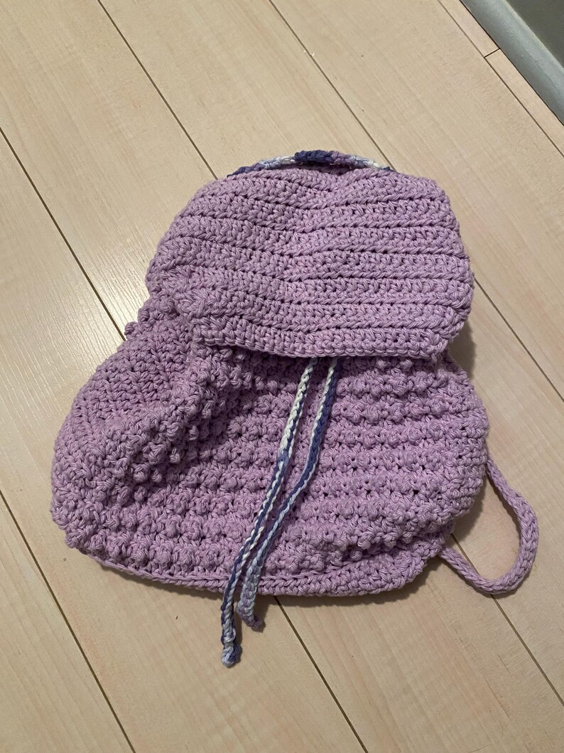 Mini Crochet Backpack - Etsy