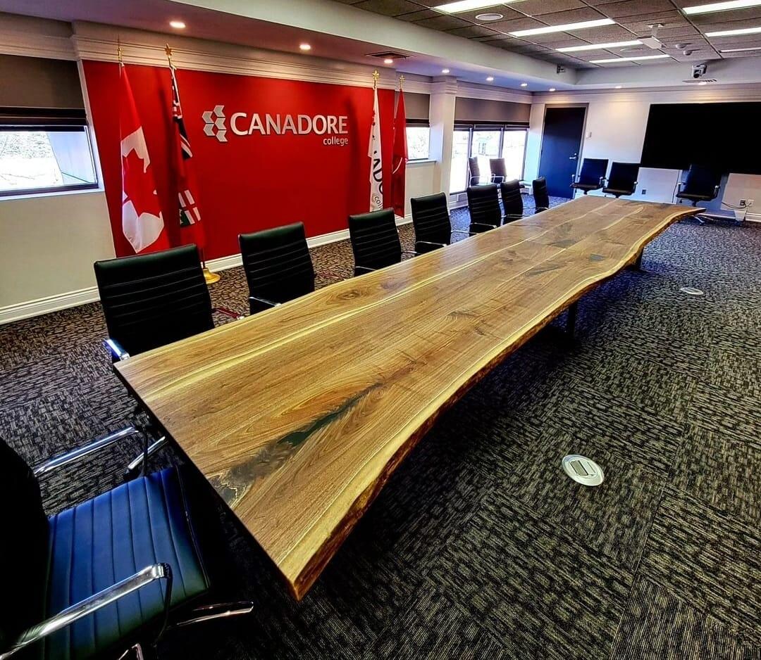 20 Foot Walnut Conference Boardroom Live Edge Table - Etsy