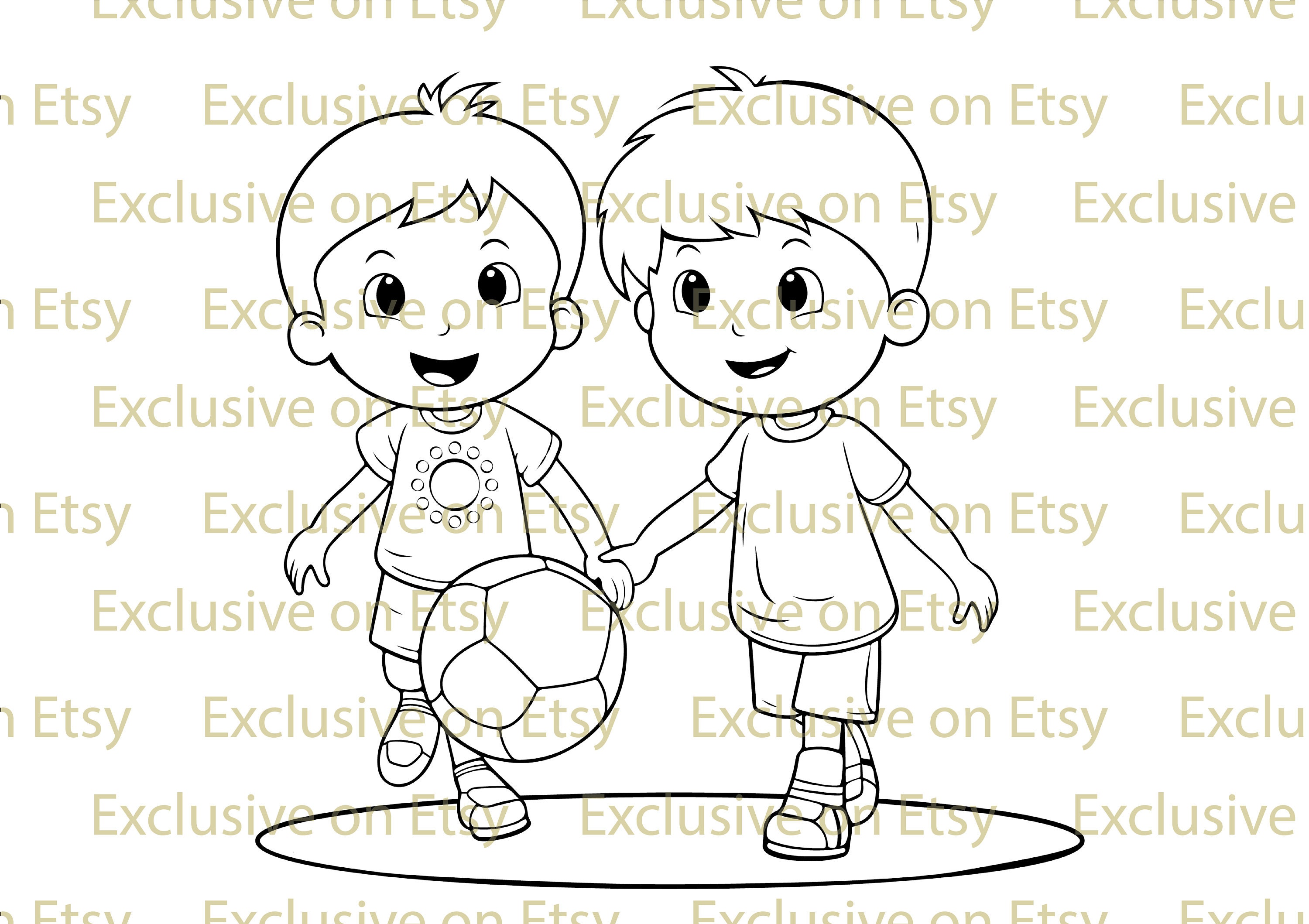 Healthy Habits Coloring Pages Set (3) - Etsy