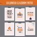 Halloween Classroom Decor Posters, Teacher Decorations, Homeschool ...
