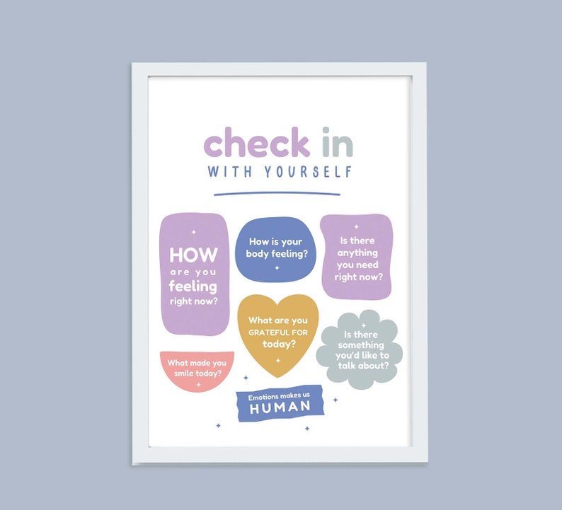 Set of 3 Calming Corner Wall Art, Pastel Colors, Educational Posters ...