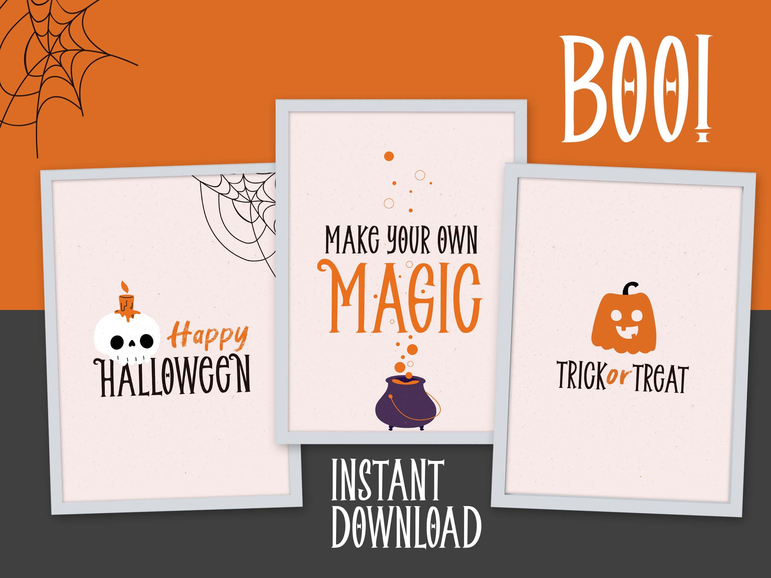 Halloween Classroom Decor Posters, Teacher Decorations, Homeschool ...