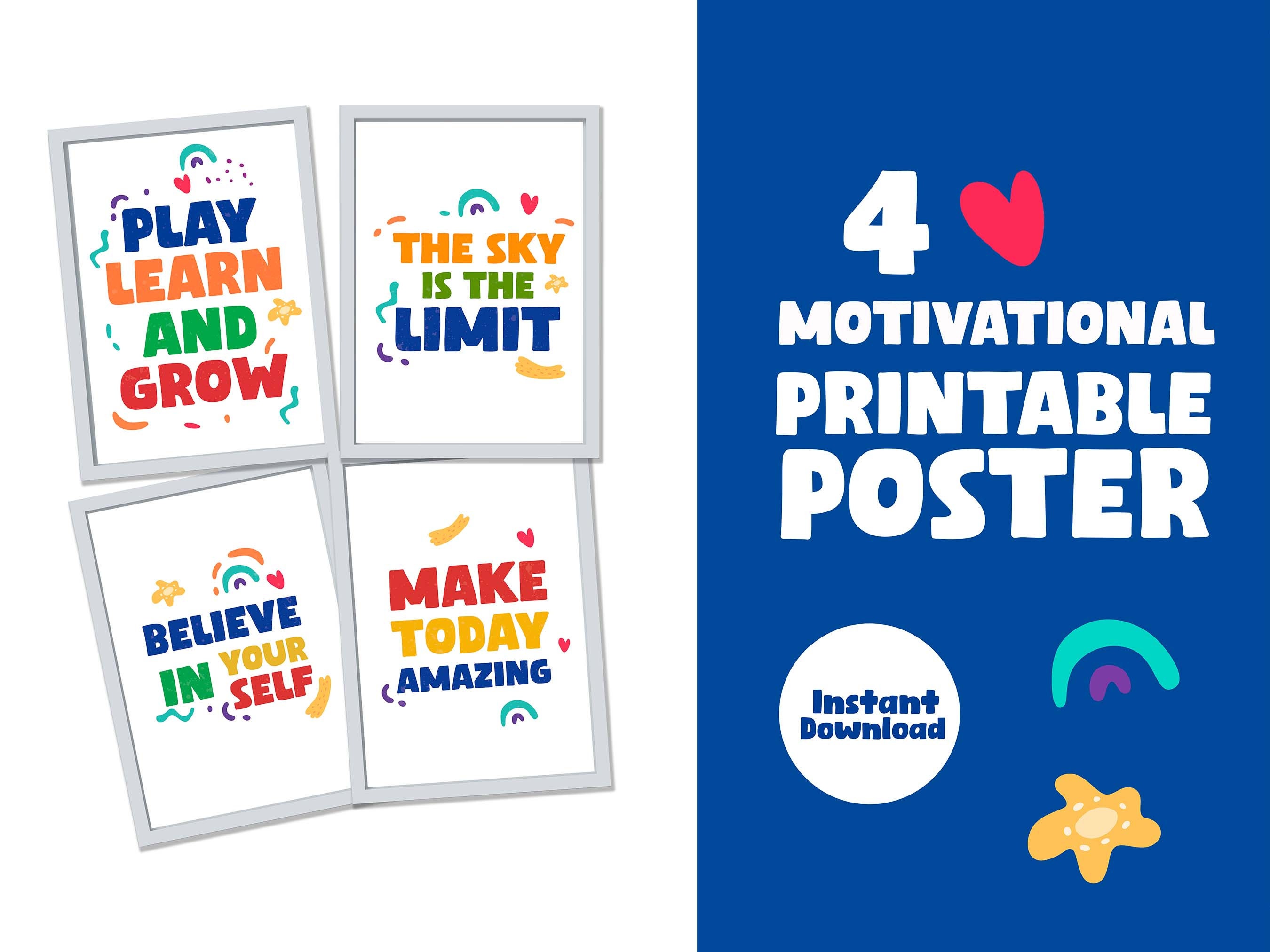 Printable Classroom Posters, Educational Prints, Playroom Art ...