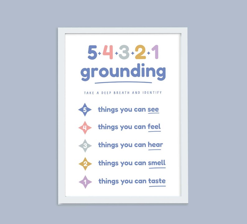 Set of 3 Calming Corner Wall Art, Pastel Colors, Educational Posters ...