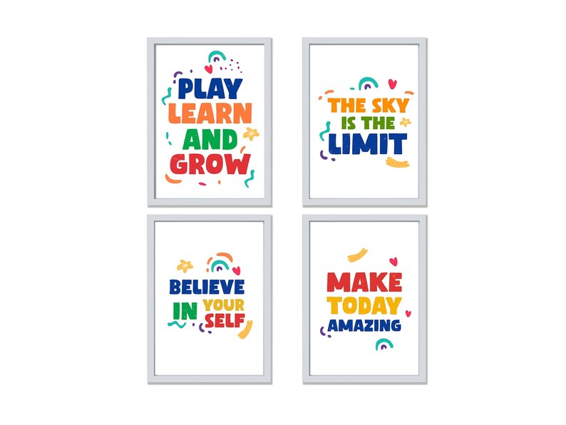Printable Classroom Posters, Educational Prints, Playroom Art ...