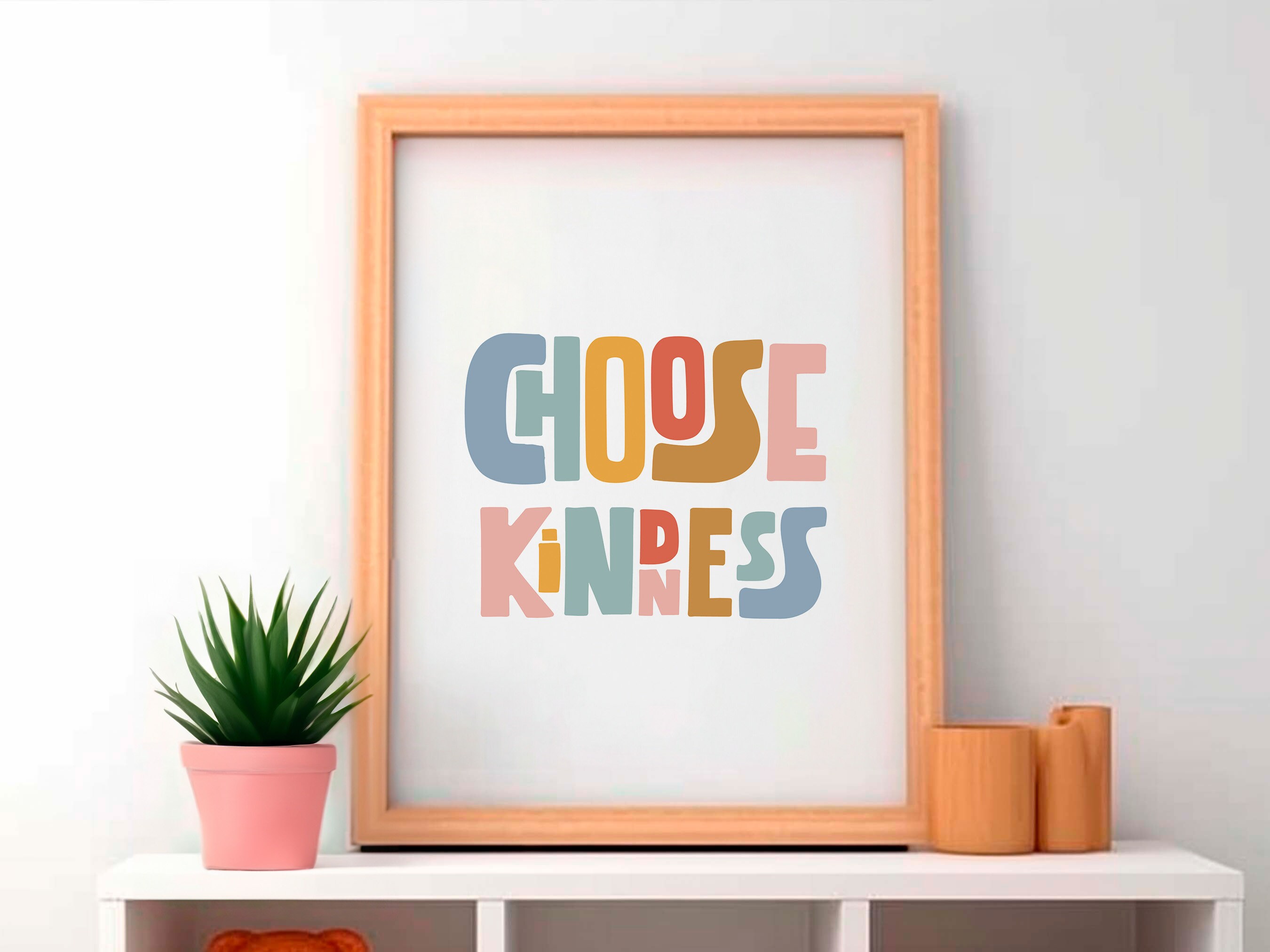Choose Kindness Printable Wall Art, Positive Affirmation Poster for ...