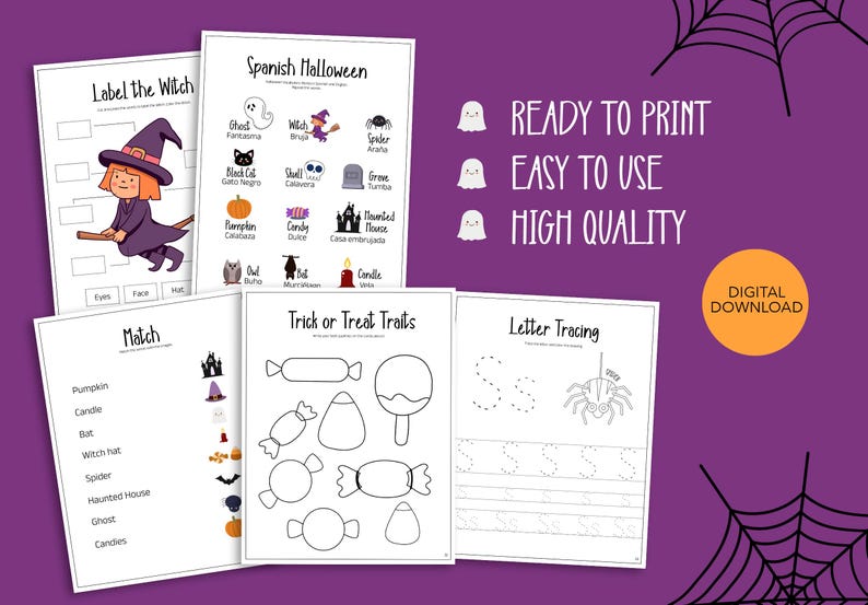 50 Halloween Activities for Kids, Homeschool Educational Materials ...