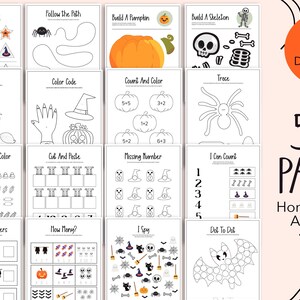 50 Halloween Activities for Kids, Homeschool Educational Materials ...