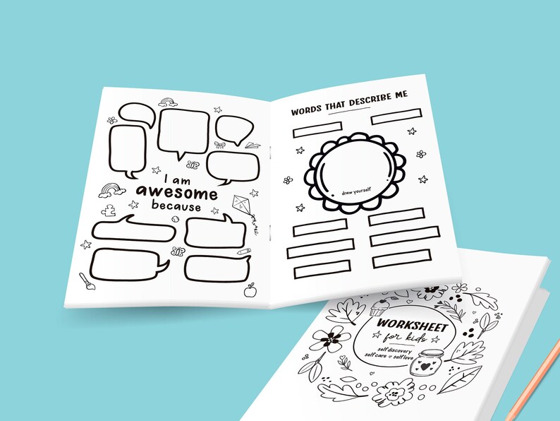 10 Self-esteem Worksheets for Kids, Printable Journal, Therapy ...