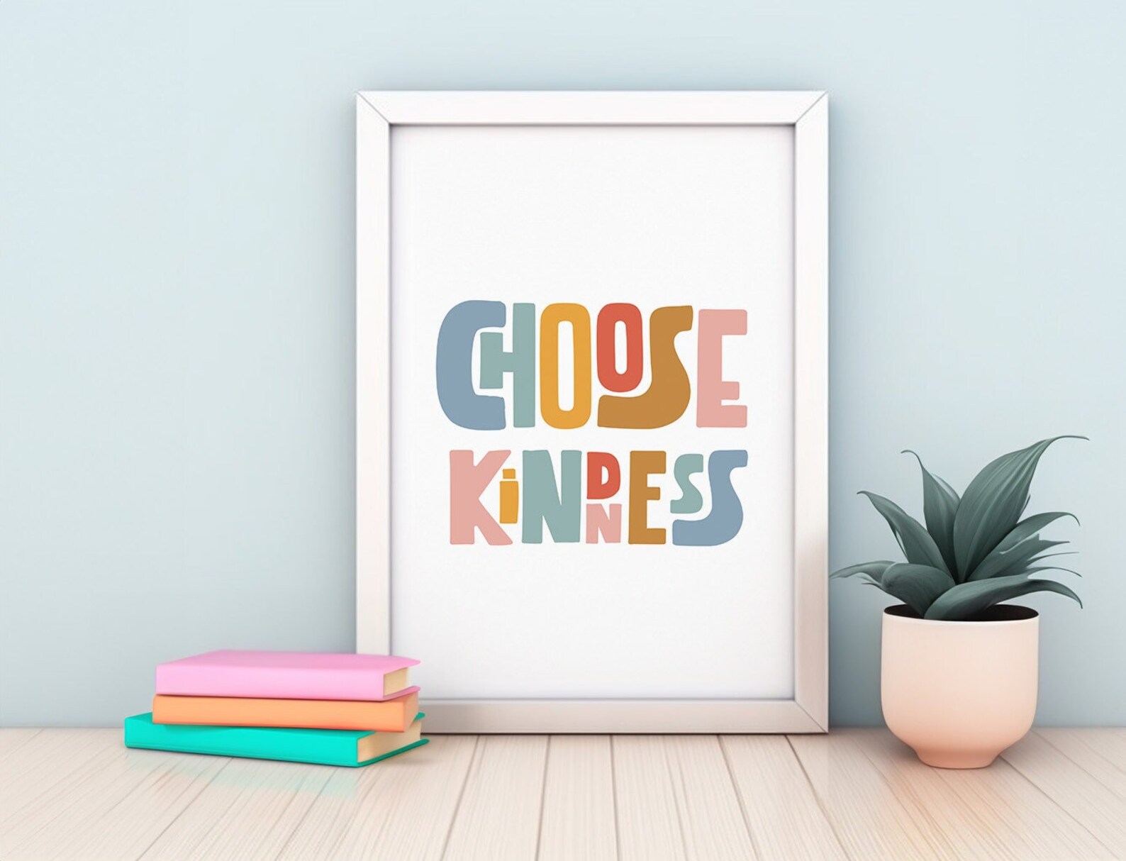 Choose Kindness Printable Wall Art, Positive Affirmation Poster for ...