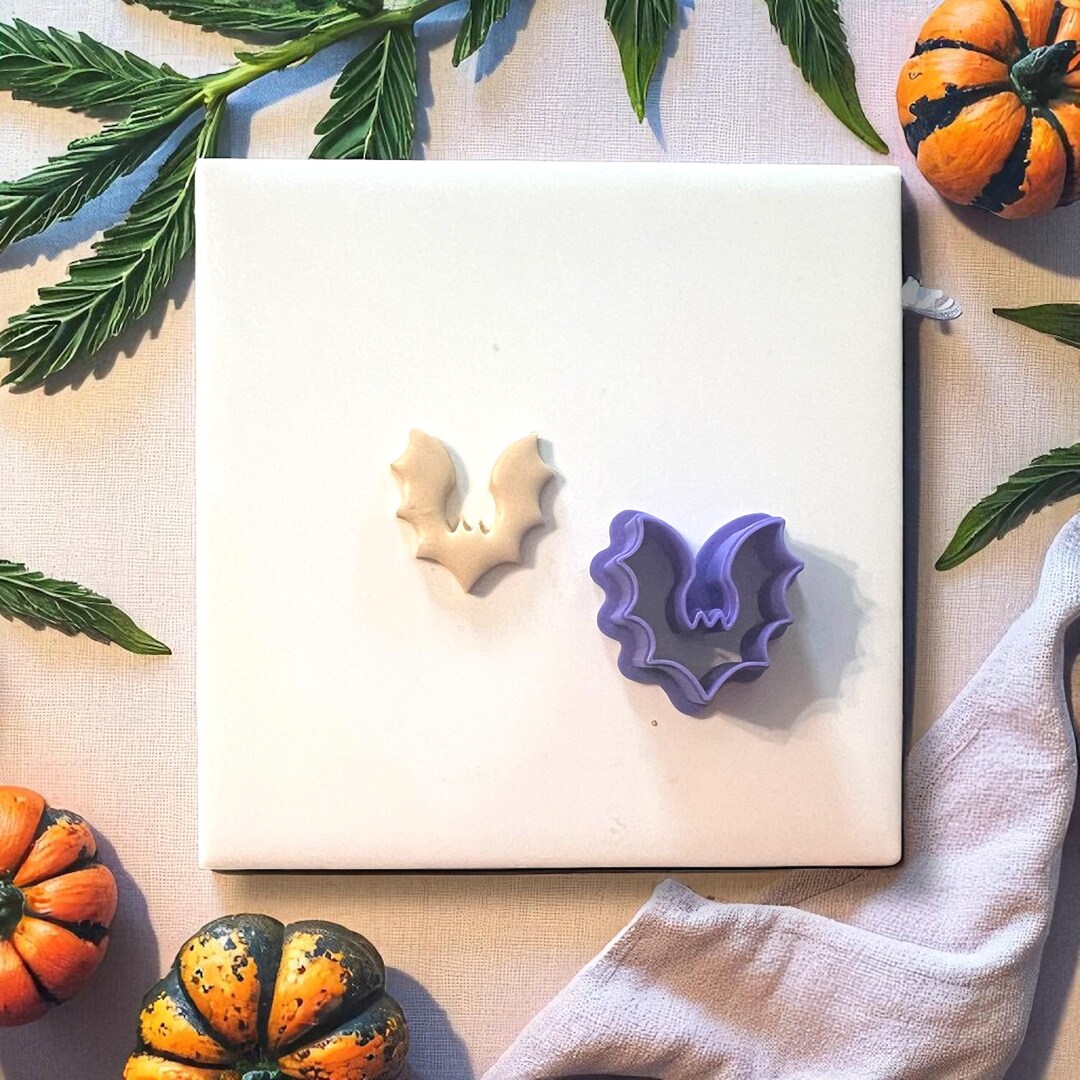 Bat Clay Cutter – Halloween Polymer Clay Cutters for Jewelry Making ...