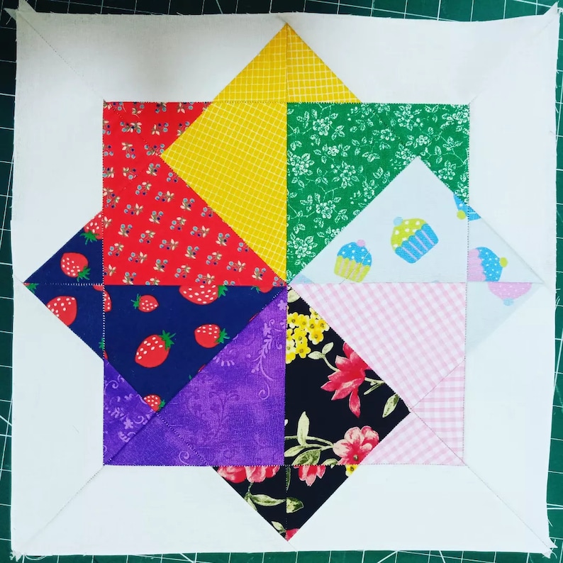 Card Trick Quilt Set Foundation Paper Piecing Pattern FPP 12 Inch ...