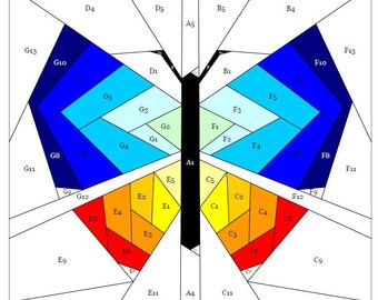 Foundation Paper Piecing Quilt Block PDF Pattern, Beautiful Butterfly ...