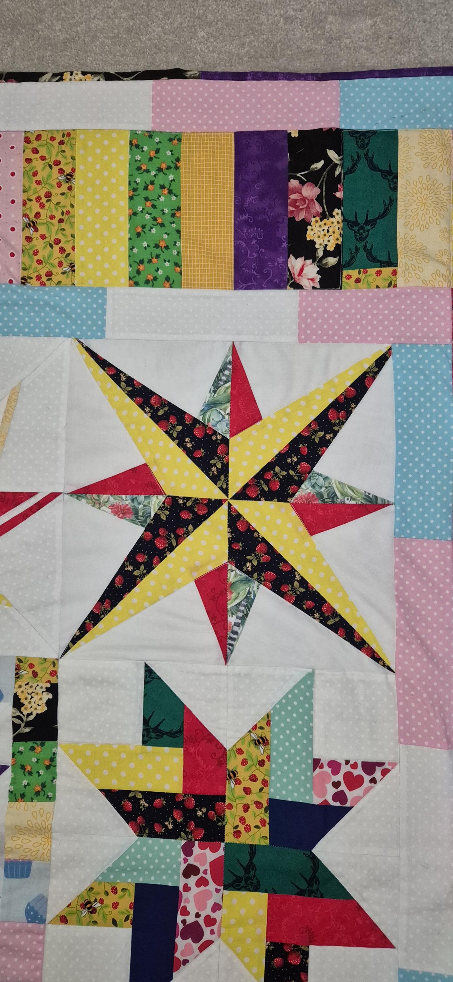 Eight Pointed Star Quilt Block: 12 Inch FPP PDF Pattern - Etsy