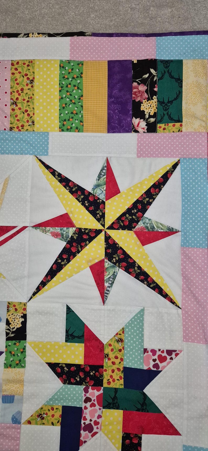 Eight Pointed Star Quilt Block: 12 Inch FPP PDF Pattern - Etsy