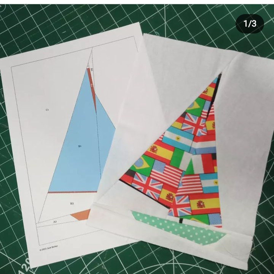Foundation Paper Piecing Quilt Block PDF Pattern, Out to Sea Boat Yacht ...