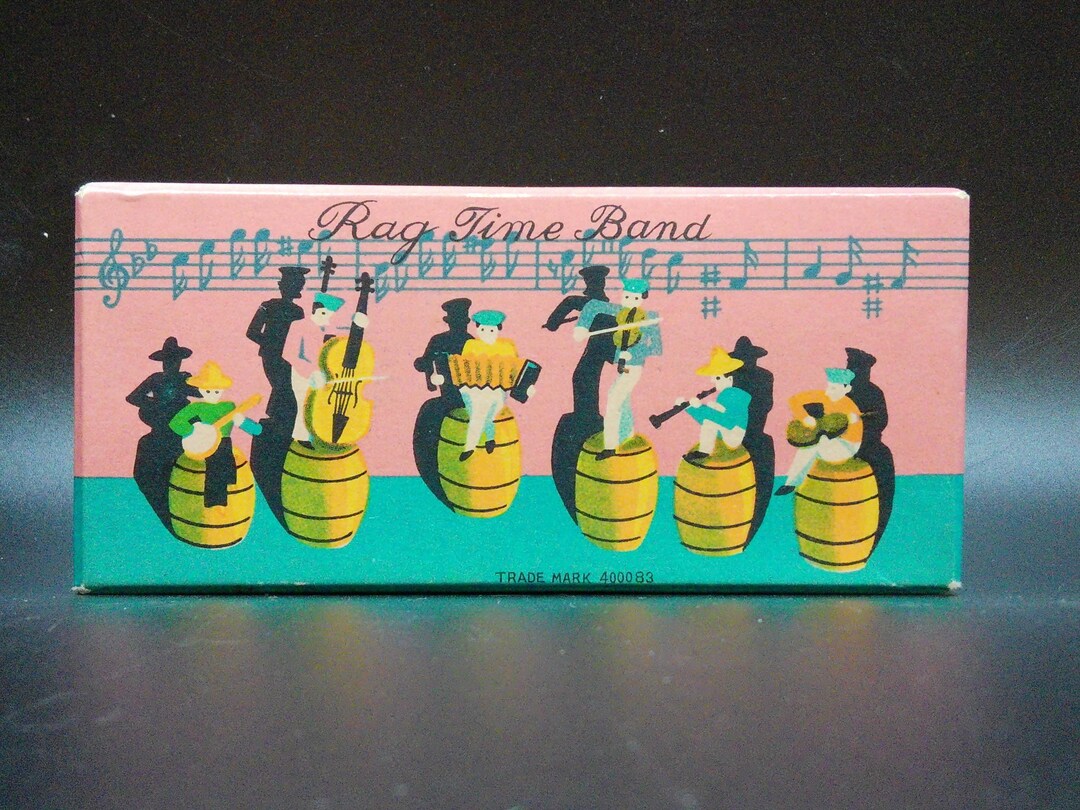 Antique Toy "rag TIME Band" With Original Box Made in Japan - Etsy