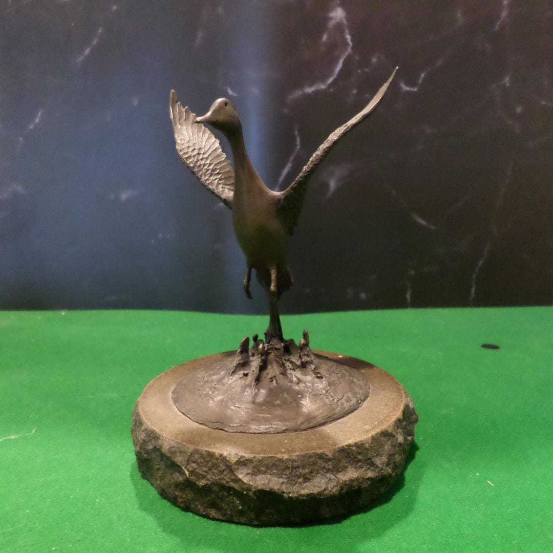 Pintail Duck Bronze Sculpture "on the Rise" by Paul Tadlock - Etsy